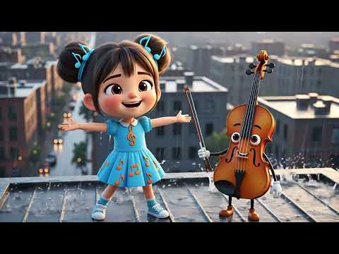 Minik Nota ve Arkadaşları 🎵 3 Bölüm Yağmur Dansı | Çocuklar İçin Eğlenceli Şarkı