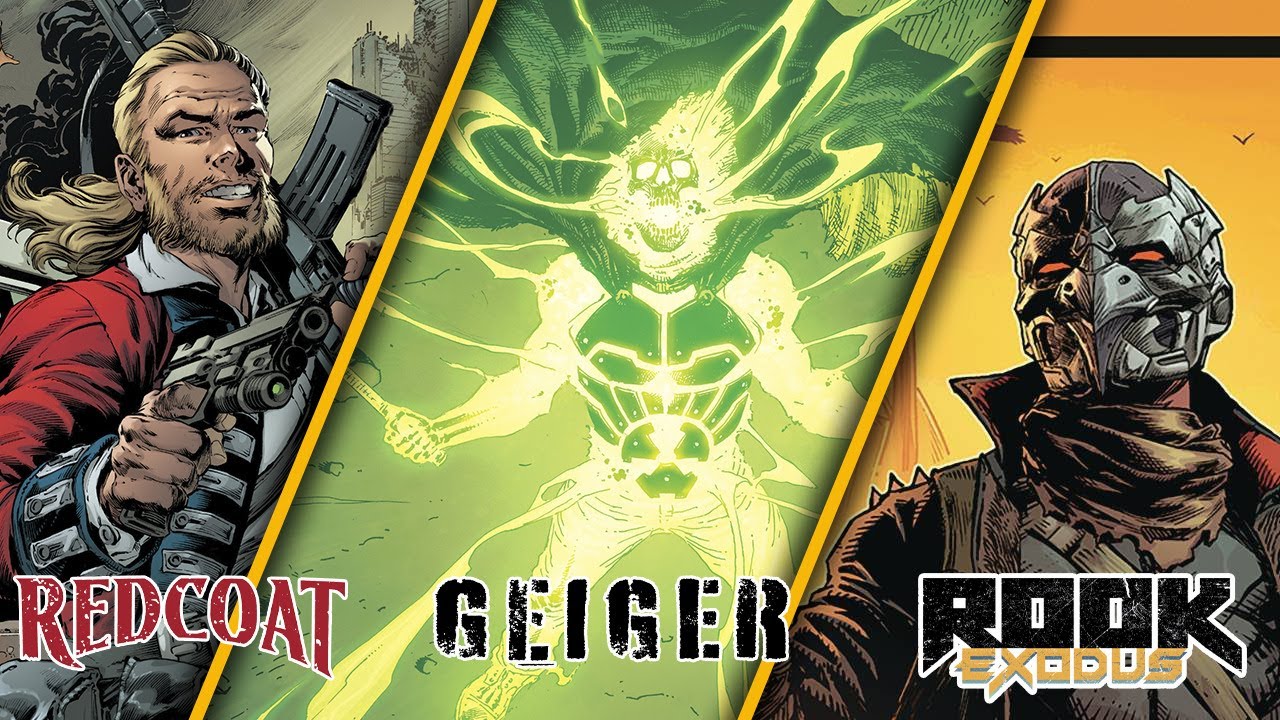 GHOST MACHINE L'intégrale #1 avec GEIGER #1 - REDCOAT #1 - ROOK EXODUS ...