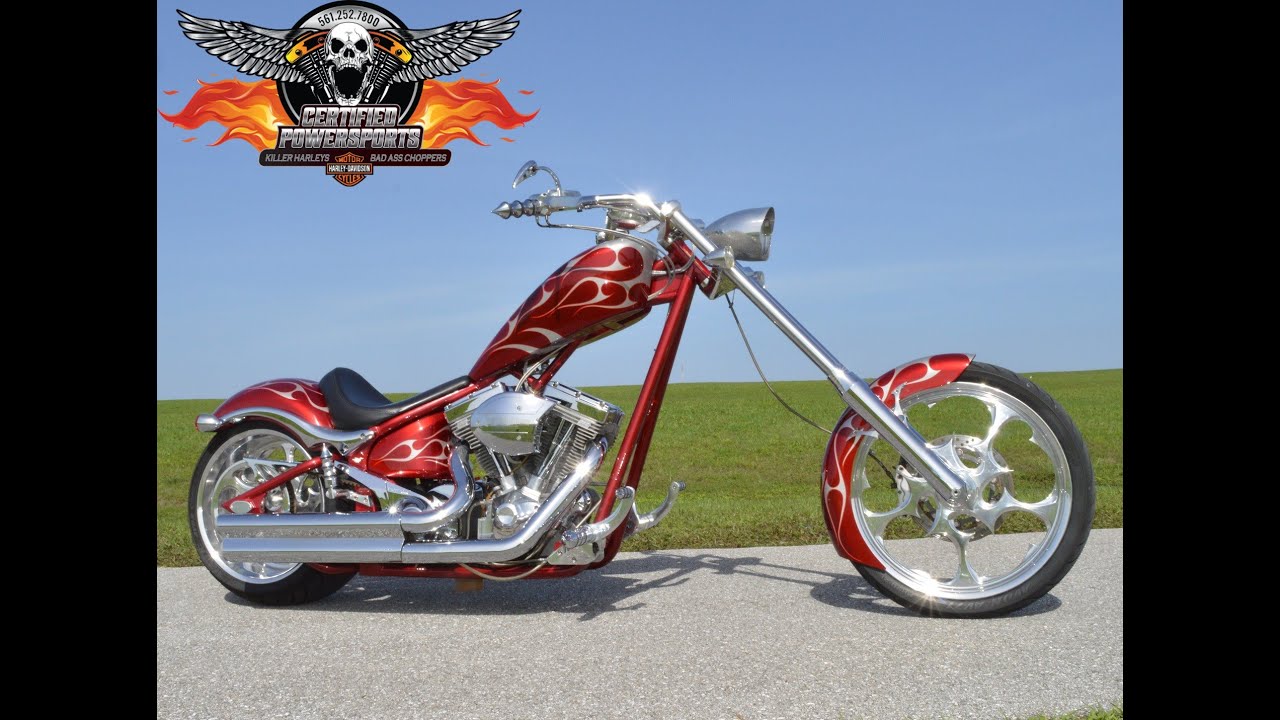 SOLD *** 2007 BIG DOG K-9 SOFTAIL CHOPPER 300 REAR TIRE, One Owner ...