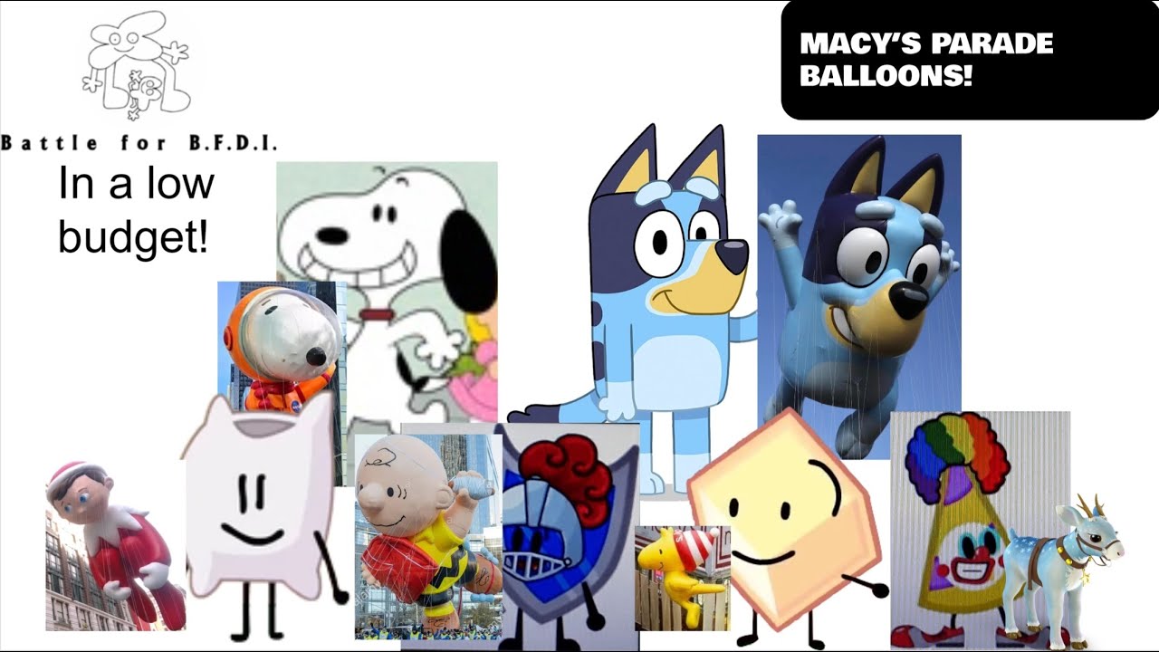 BFB (In a Low budget) 66: Parade Balloons Are Easy To Find! - YouTube