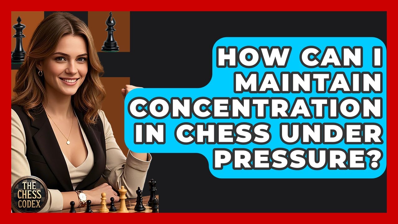How Can I Maintain Concentration In Chess Under Pressure? - The Chess Codex - YouTube