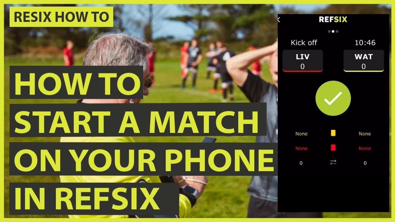 How to start a match on your phone - YouTube