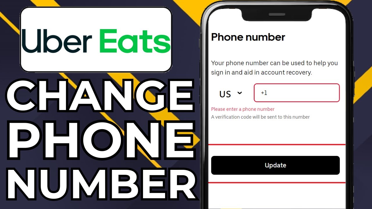 HOW TO CHANGE PHONE NUMBER ON UBER EATS (2025) - YouTube