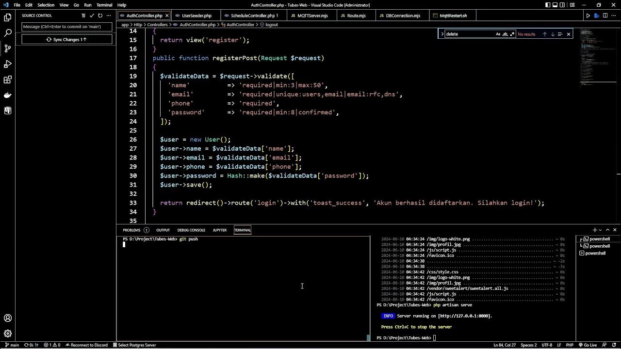 Live!! Koding Bareng Subuh - Laravel, JS, Arduino - YouTube