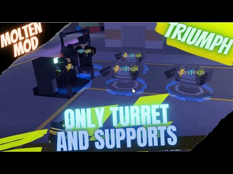 🏹Only Turret And Supports🗡😮😮//Roblox Tower Defense Simulator-TDS - YouTube