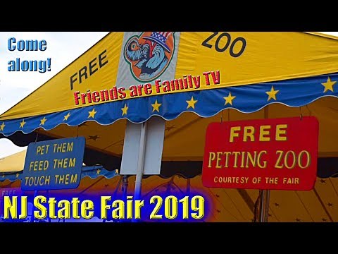 FREE Large Petting Zoo!! |  Great Fair Exhibits! |  NJ State Fair