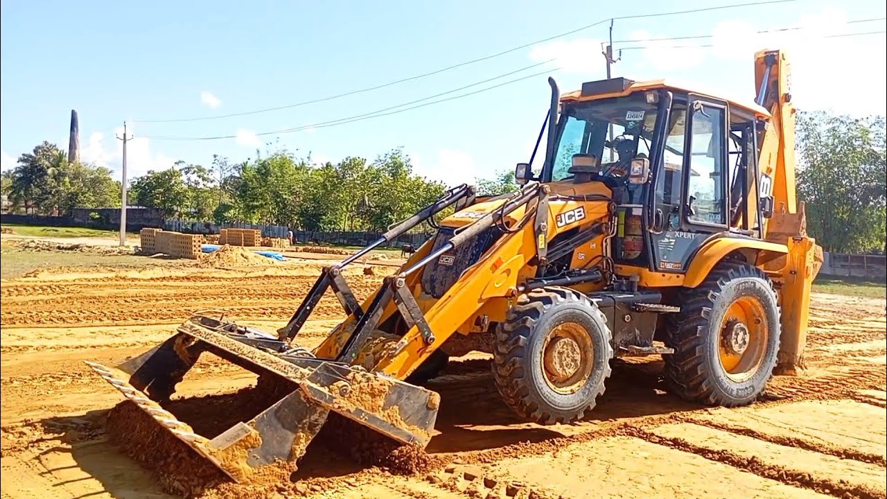 Jcb 3DX dressing video! new jcb dressing work! jcb work - YouTube