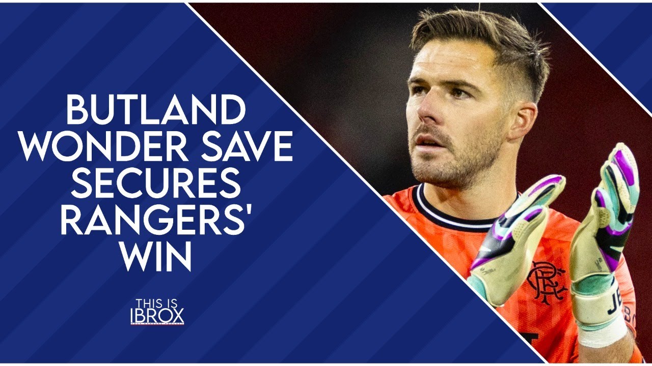 Jack Butland WONDER SAVE secures Rangers' win against St Mirren - YouTube