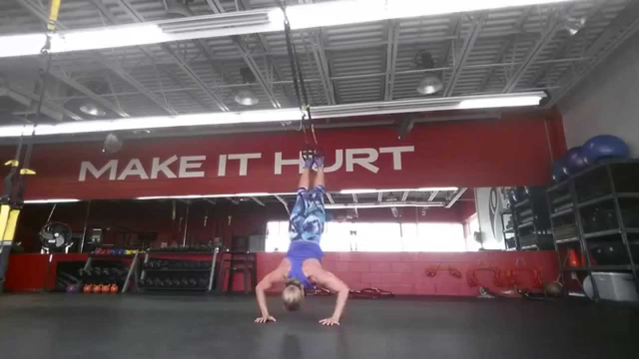 TRX/ Sling training- Advanced Shoulder Press and Full Body Strength ...