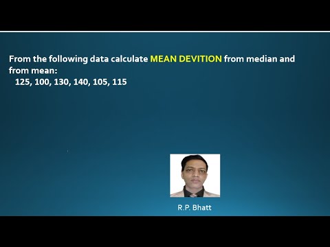Mean deviation from mean||statistics||Optional mathematics||Grade 9 ...