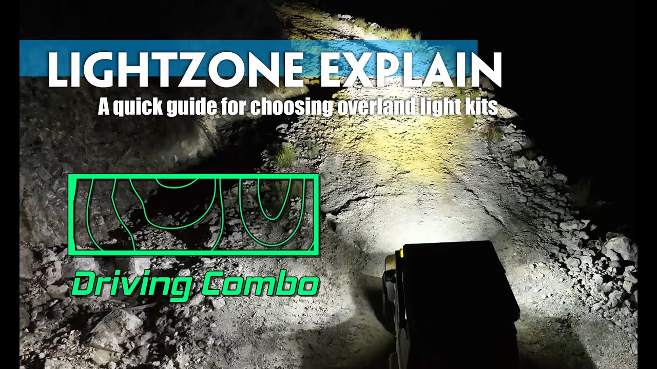 Driving Combo zone: Explanation of the Light Zones in an Offroad Light ...