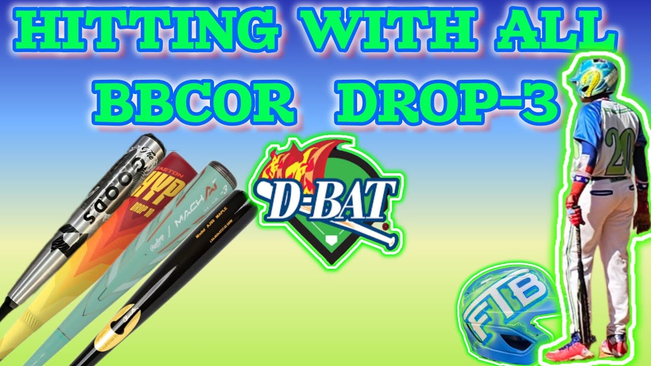 TAKING BATTING PRATICE WITH ONLY BBCOR DROP-3 BATS| FULL REVIEW - YouTube
