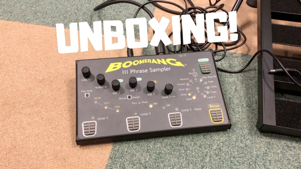 Boomerang III Unboxing - YouTube