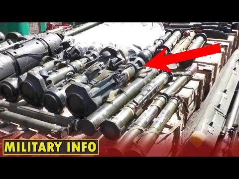 Many weapons had been hastily abandoned by the Ukrainian