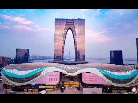 Gallery project for the world-class shopping mall--Suzhou Center - YouTube