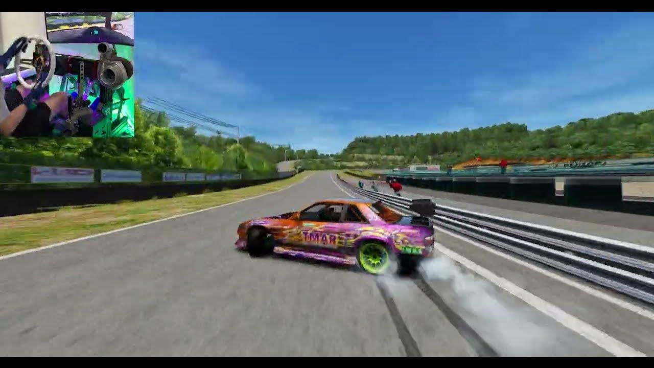 Naoki Nakamura D1GP S13 Full Send At Ebisu Hagashi (4k) | Assetto Corsa - Steering Wheel ...