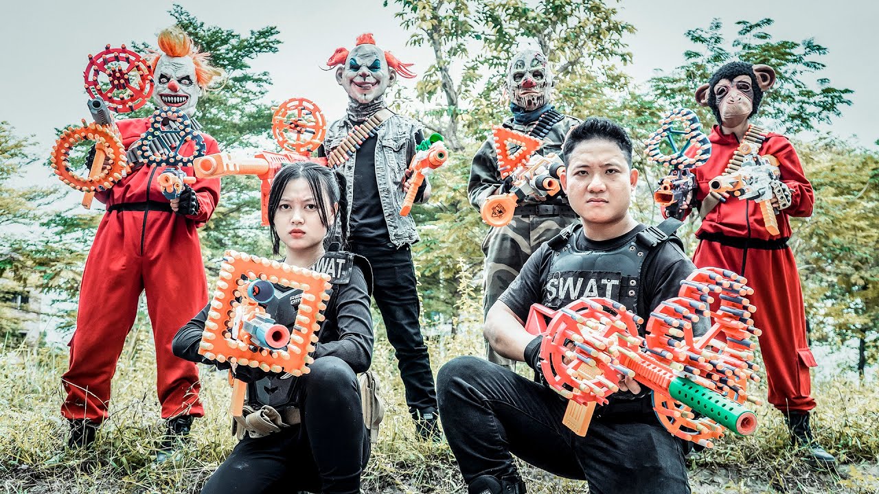 LTT Films : The Secret Mission: Silver Flash Nerf Guns Fight Crime ...