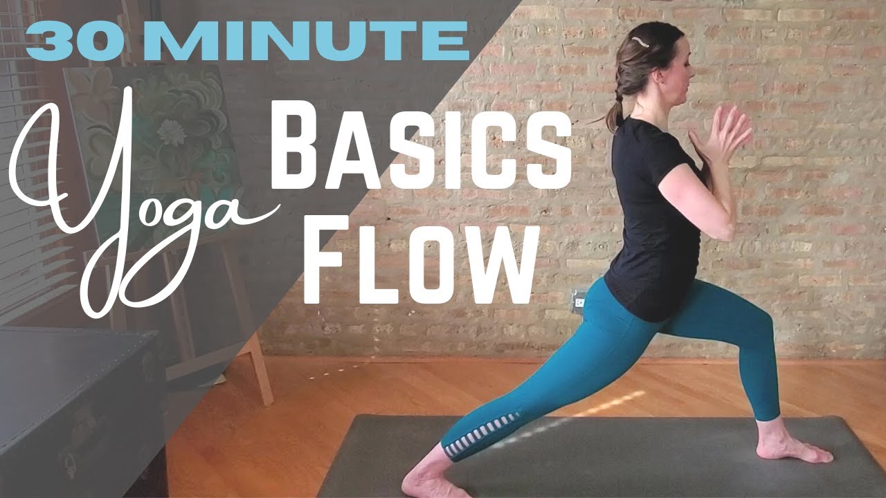 30 MINUTE VINYASA YOGA HOME PRACTICE. Short & simple yoga flow - follow ...