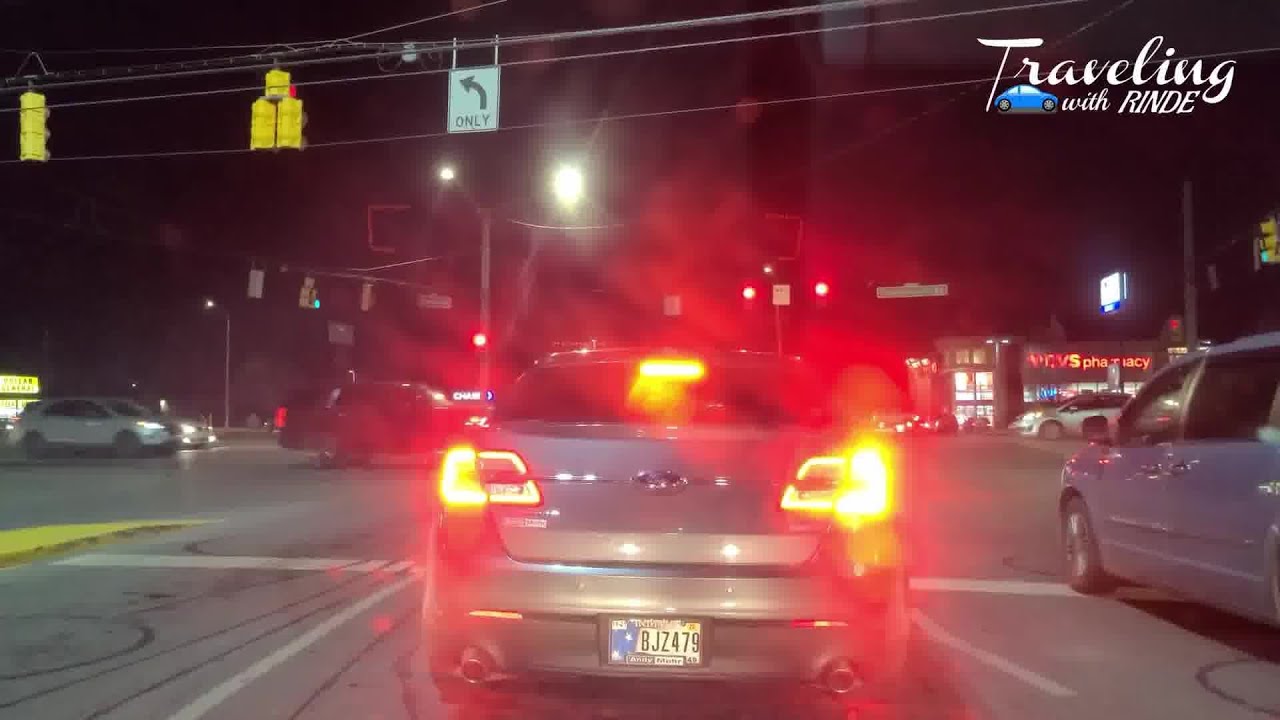 Road Drive With Relaxing Music At Night - YouTube