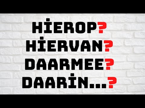 Hiervan, hiermee, hierop, daarmee, daaruit, daarin.... nedir, nerede ve nasıl kullanılırlar?
