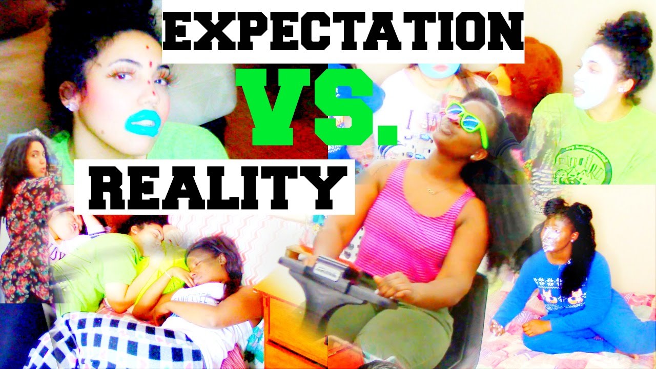 Expectation VS Reality: College Sleepover Edition 2015!!!! - YouTube