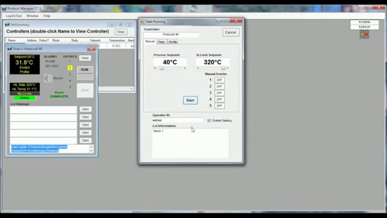 Despatch Protocol Manager Operation - YouTube