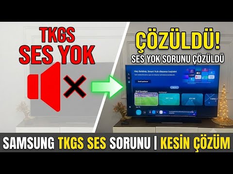 SAMSUNG TV TKGS  Ses  Sorunu nasıl giderilir? Samsung bazı kanallarda ses yok| KESİN ÇÖZÜM #Samsung