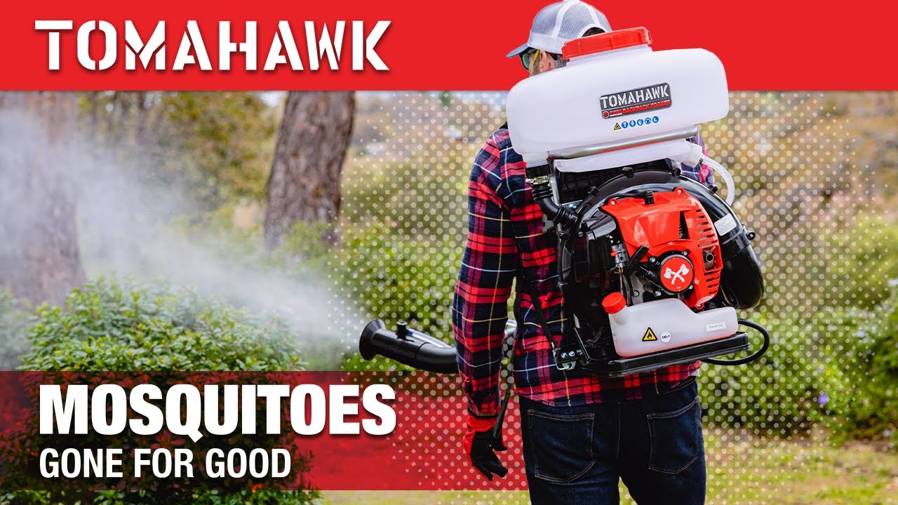 How to Clear Your Yard of Pests with the Tomahawk Mosquito Fogger - YouTube