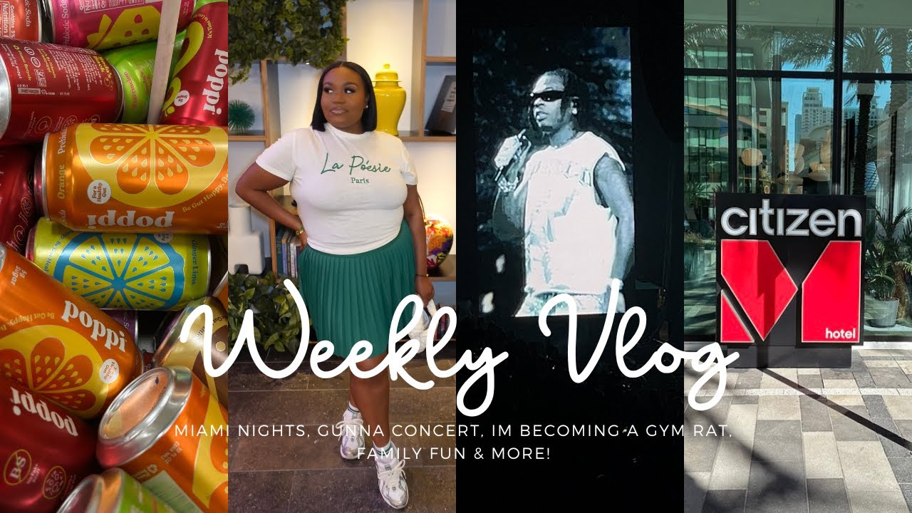 VLOG | MIAMI NIGHTS, GUNNA'S CONCERT, & FAMILY FUN | GeneiaLacole - YouTube