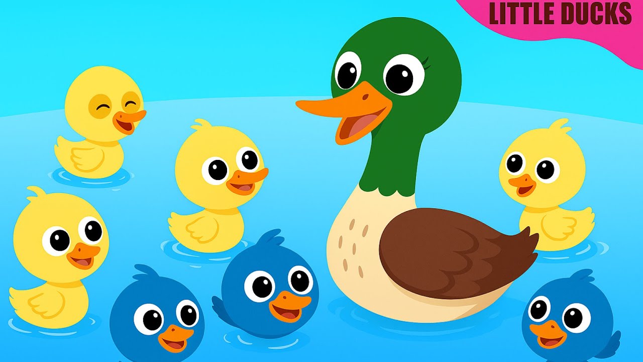 Baby Duck song | Five little ducks | song for toddlers | New song ...