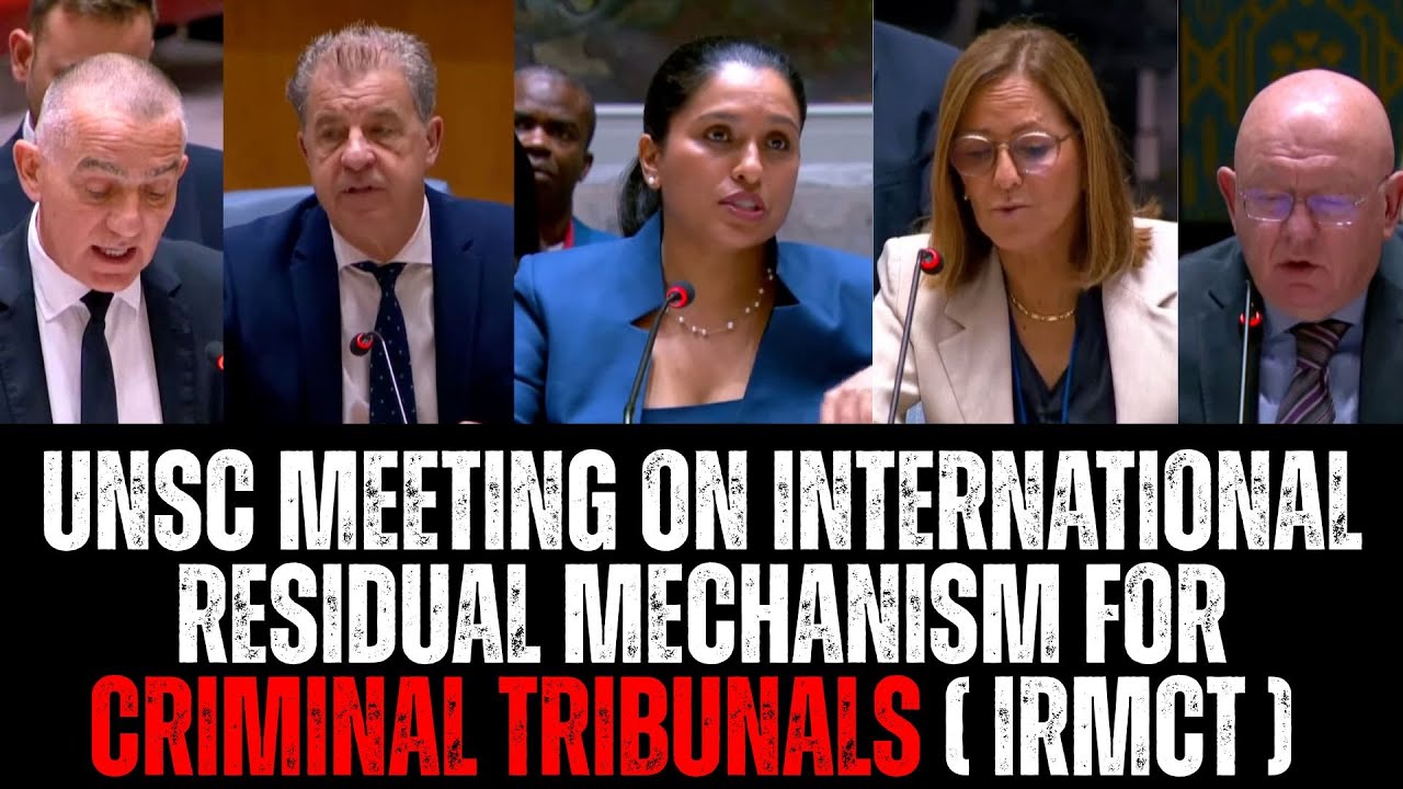 UNSC Meeting on International Residual Mechanism for Criminal Tribunals ...