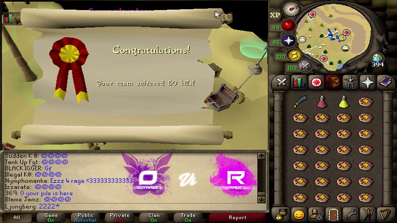 Outrage Vs Rage ~ F2P Fight (First To 50) ~ 2-0 - YouTube