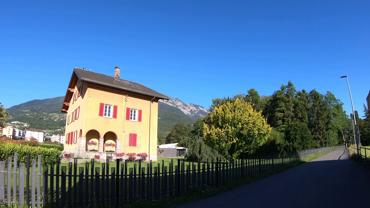 Exploring Monthey City in Switzerland 4K - YouTube