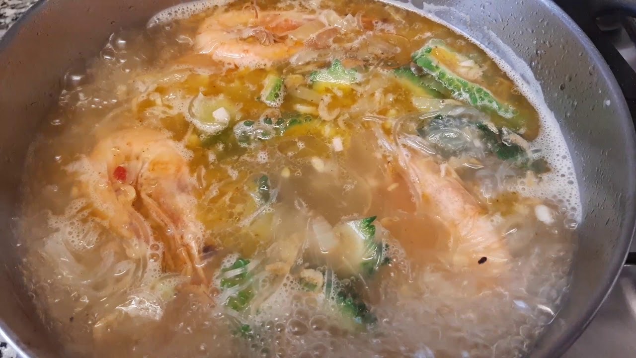 SOTANGHON WITH HIPON AND AMPALAYA | TAMANG SABAW SA TAG LAMIG - YouTube