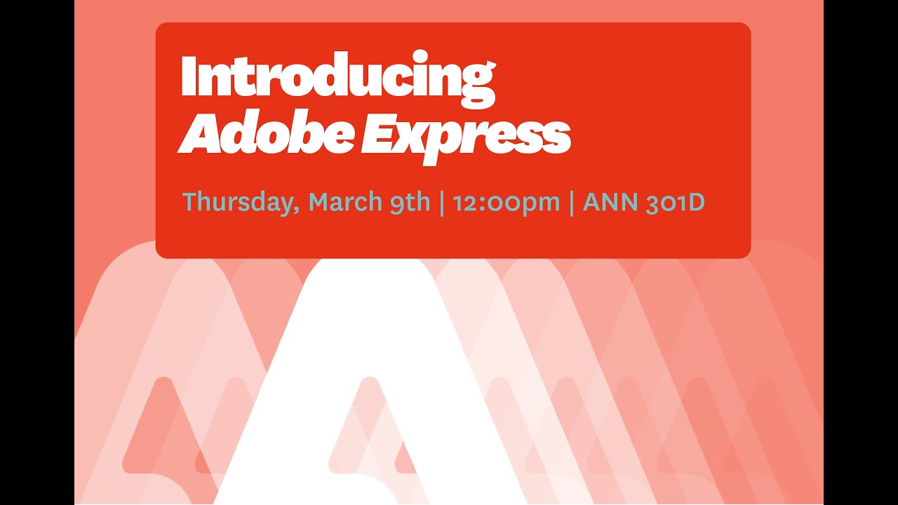 Introducing Adobe Express with @ChanaMesser - YouTube