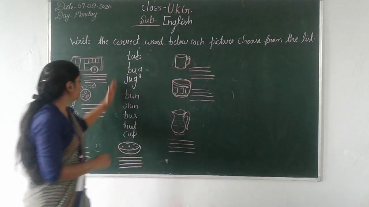 Class ukg English - YouTube