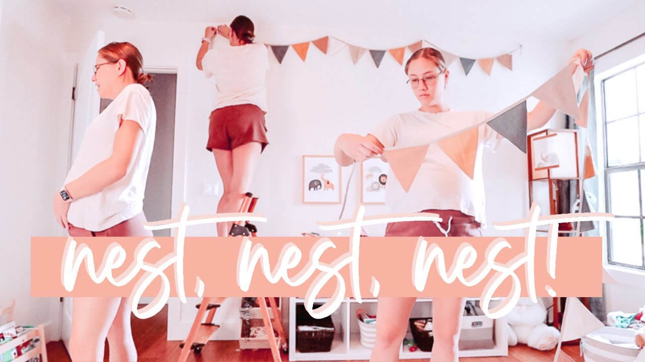 Baby Updates, Finishing The Nursery + I'M HAVING CONTRACTIONS!!! - YouTube