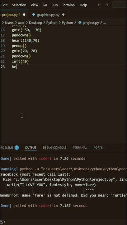 I Love You Graphics. Python programming#codinglife #graphicdesign #pythonprogramming #education ...