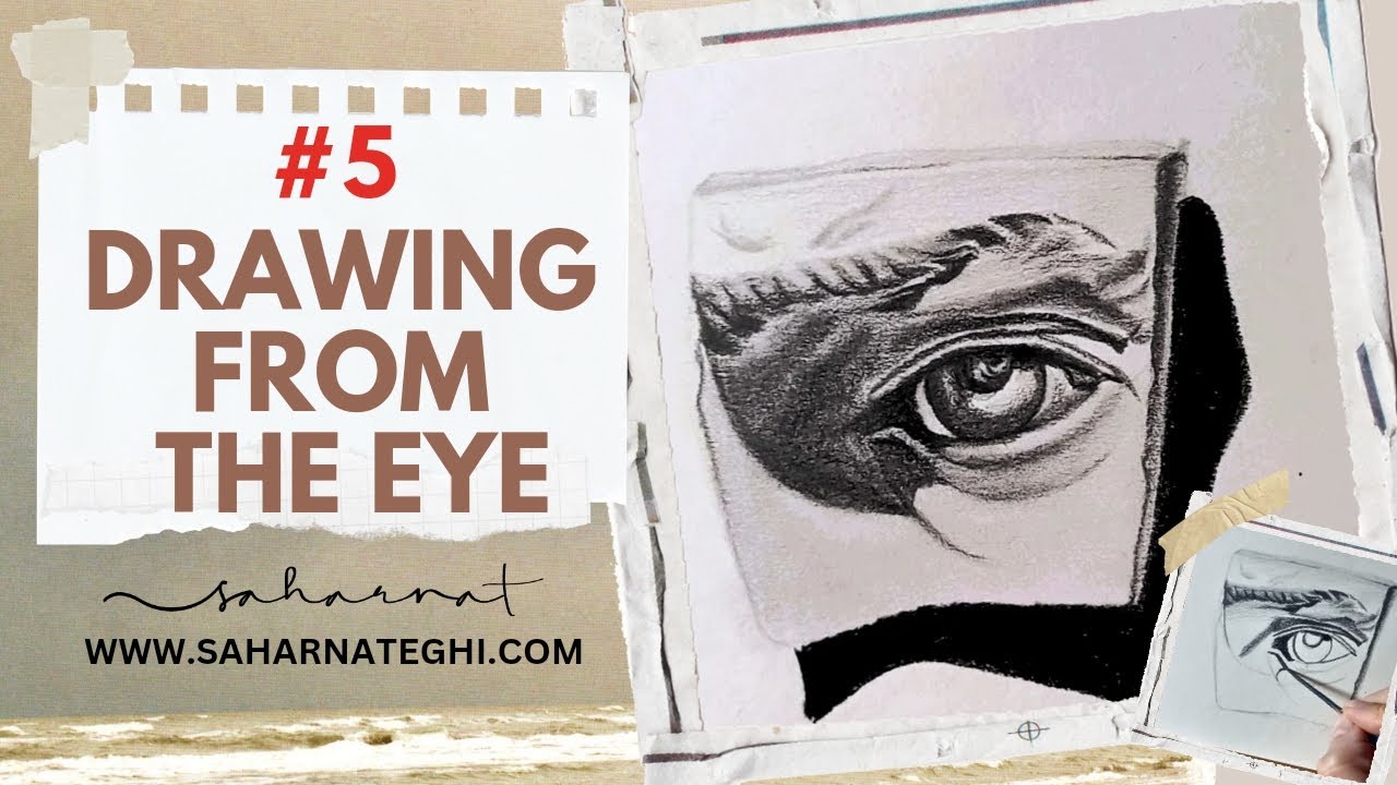Drawing the eye of a Renaissance statue - YouTube