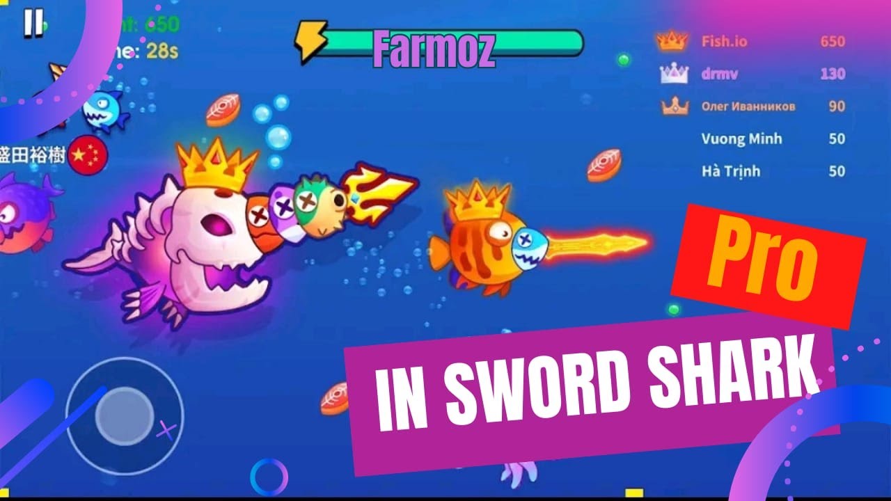 i become a pro in 🦈sword shark.io🔥🔥 - YouTube