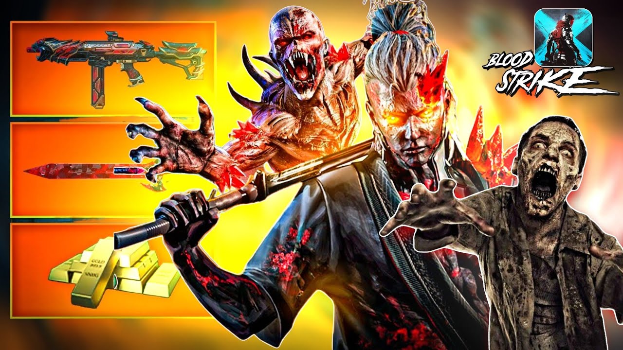 ZOMBIE ROYAL MODE SOLO VS SQUAD | BLOOD STRIKE ZOMBIE MODE GAMEPLAY ...