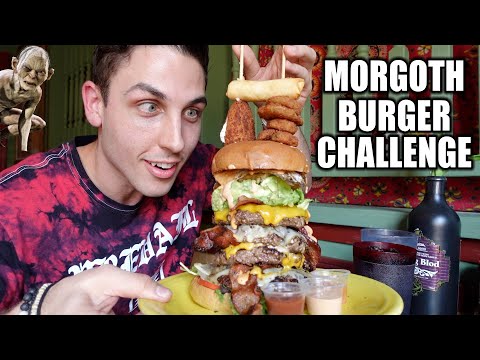 STACKED HIGH BURGER CHALLENGE| 8,000 CALORIE CHEAT DAY| MAN VS FOOD ...