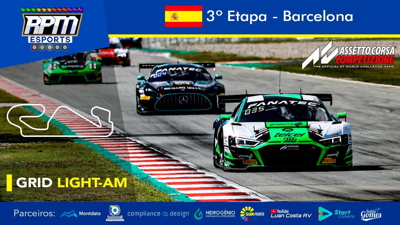GT3 VIRTUAL - GRID LIGHT-AM - ETAPA 03 - BARCELONA - AC COMPETIZIONE ...