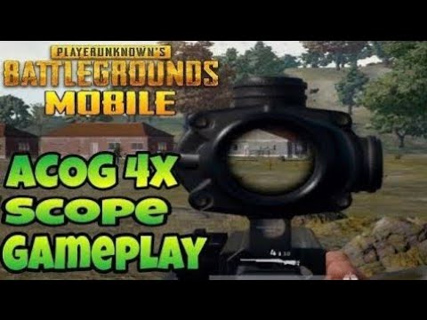 PUBG Mobile 4x gameplay .The best scope ? - YouTube