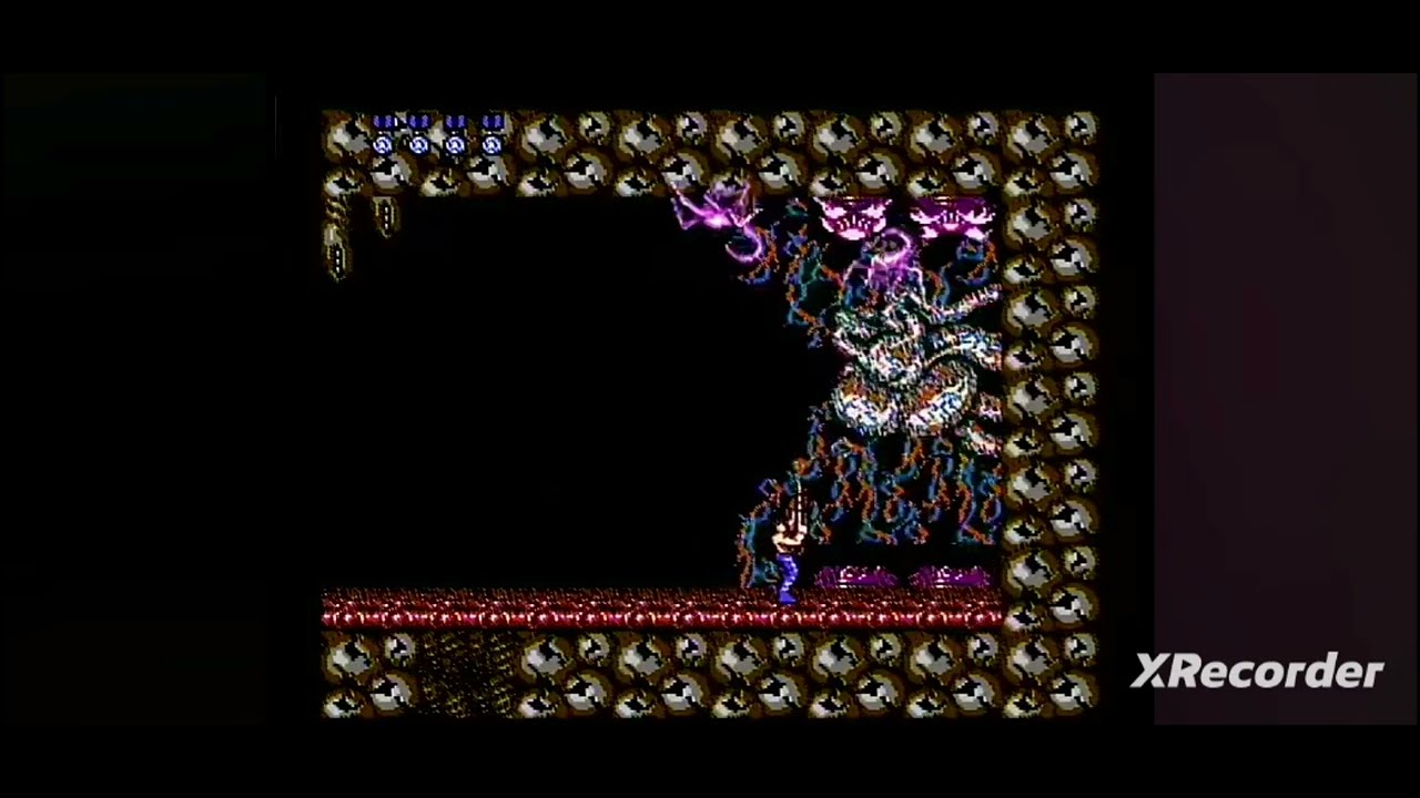 Contra NES Aliens Lair final level No death gameplay - YouTube