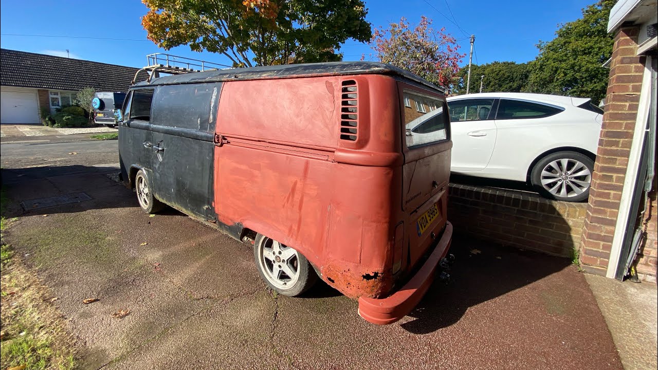 Removal of VW T2 engine - YouTube