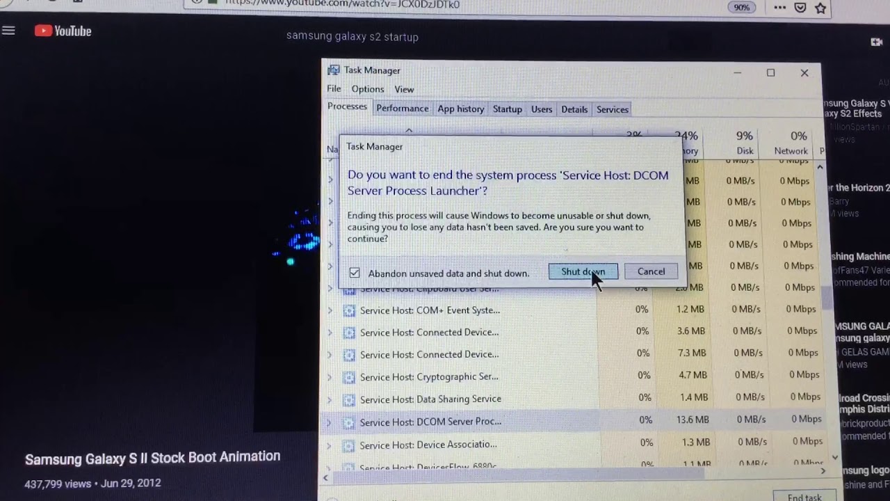 Samsung Galaxy S2 Startup Sound Gets A BSOD - YouTube
