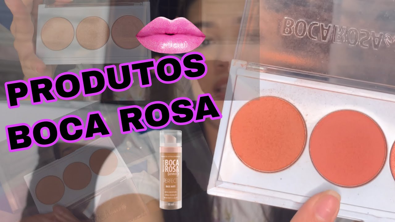Mostrei meus produtos Boca Rosa Beauty | Larissa Rosa - YouTube
