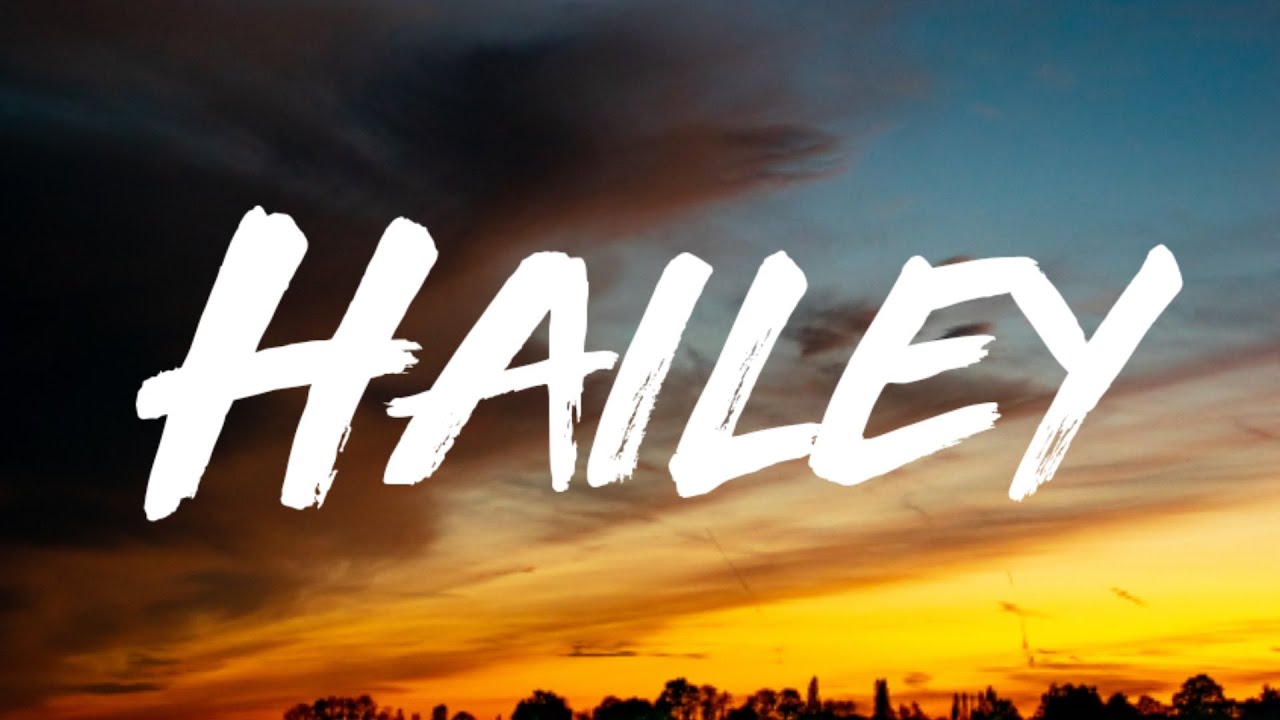 Justin Bieber - Hailey (lyrics) - YouTube