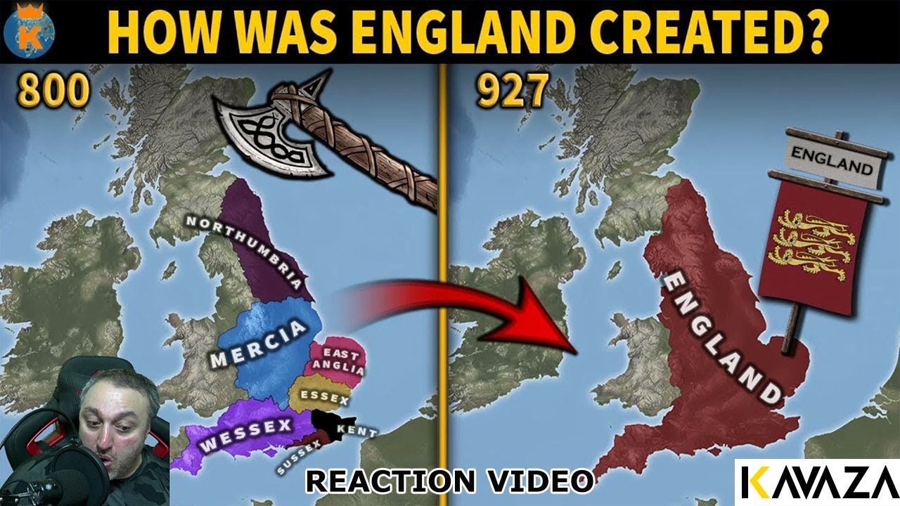 How Was England Created? 800 - 927 (Reaction Video) - YouTube